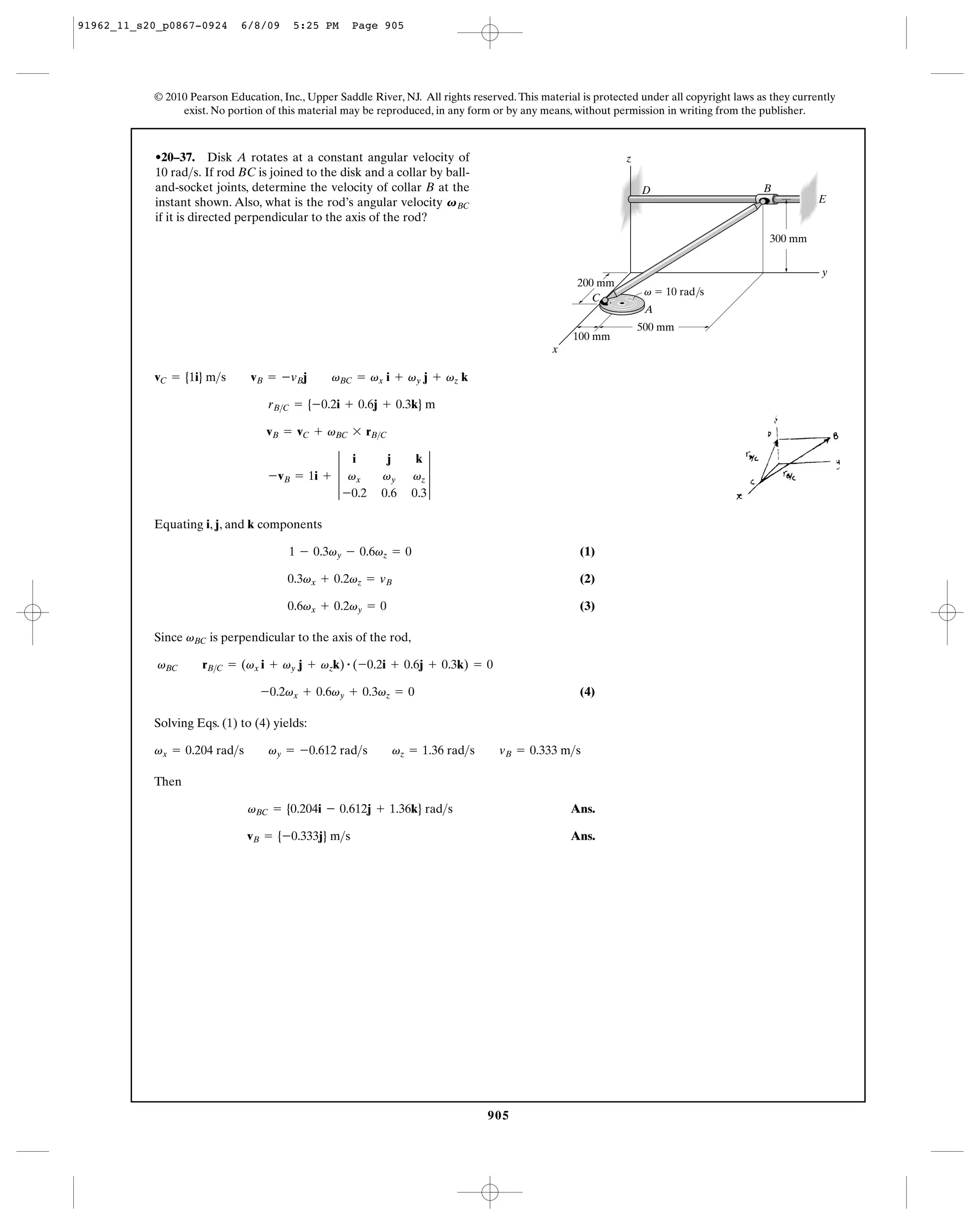 Solutions chapter 20 | PDF