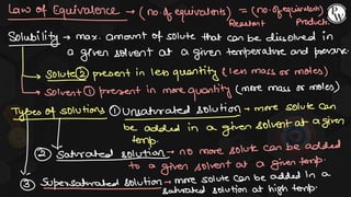 Sulution Chemistry Class12 Notes NCERT . | PDF | Chemistry | Science