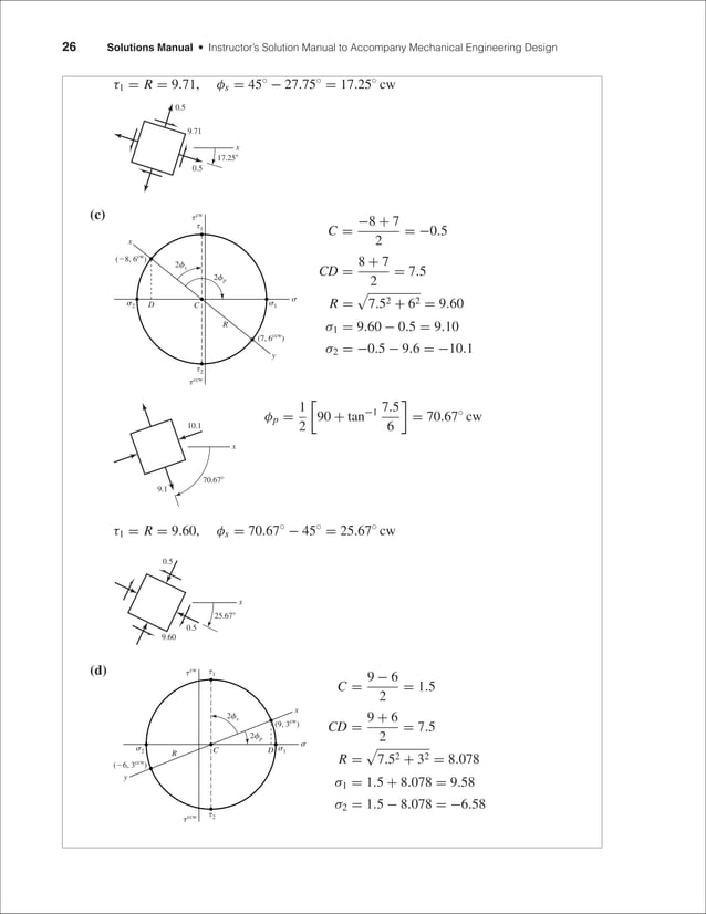 Solutions completo elementos de maquinas de shigley 8th edition | PDF