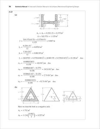 Solutions completo elementos de maquinas de shigley 8th edition | PDF