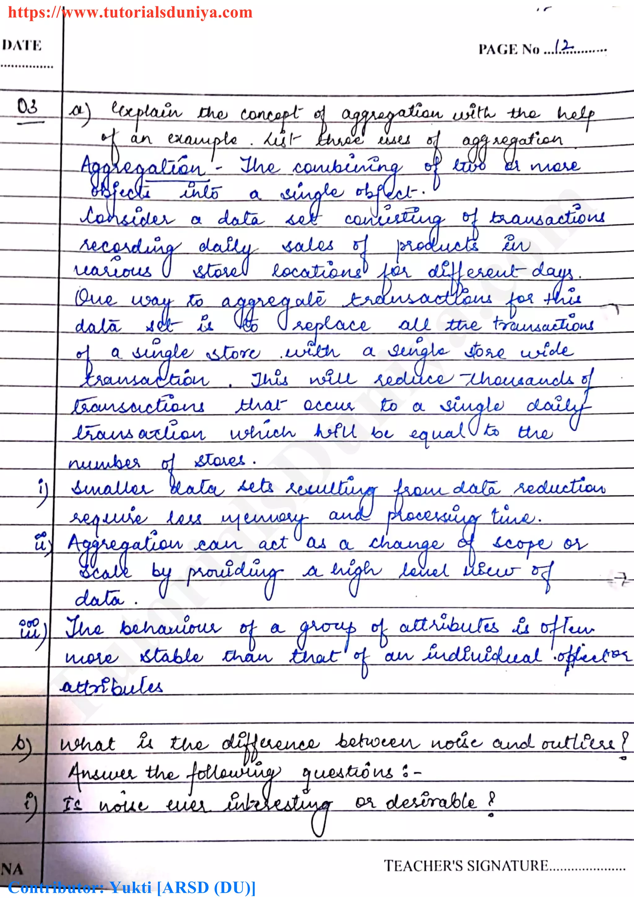 [Solutions] data mining question paper 2018 tutorialsduniya.com