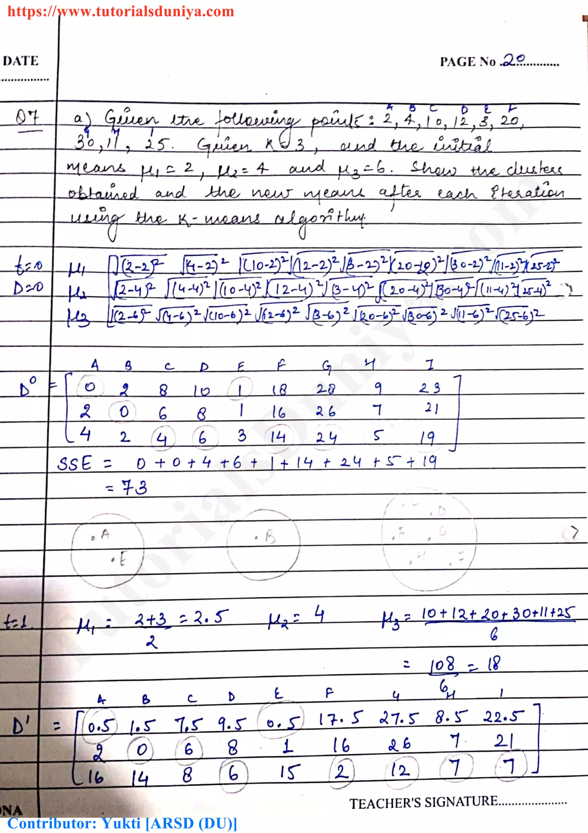 [Solutions] data mining question paper 2018 tutorialsduniya.com