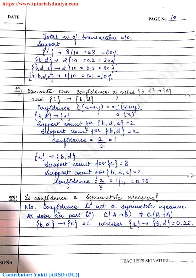 [Solutions] data mining question paper 2018 tutorialsduniya.com