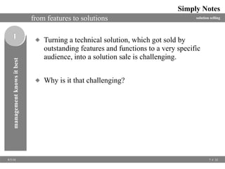 Solution selling | PDF