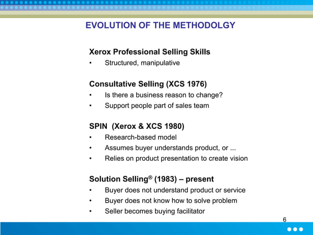Solution Selling Methodology Training | PDF | Resume Writing and Advice ...