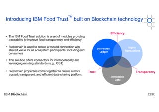IBM Blockchain Solutions Explained v0.6 | PDF | Agriculture | Industries