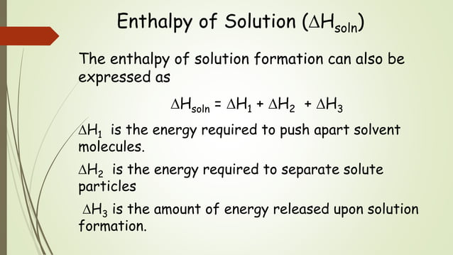 Factors Affecting Solution Formation II | PPTX | Chemistry | Science