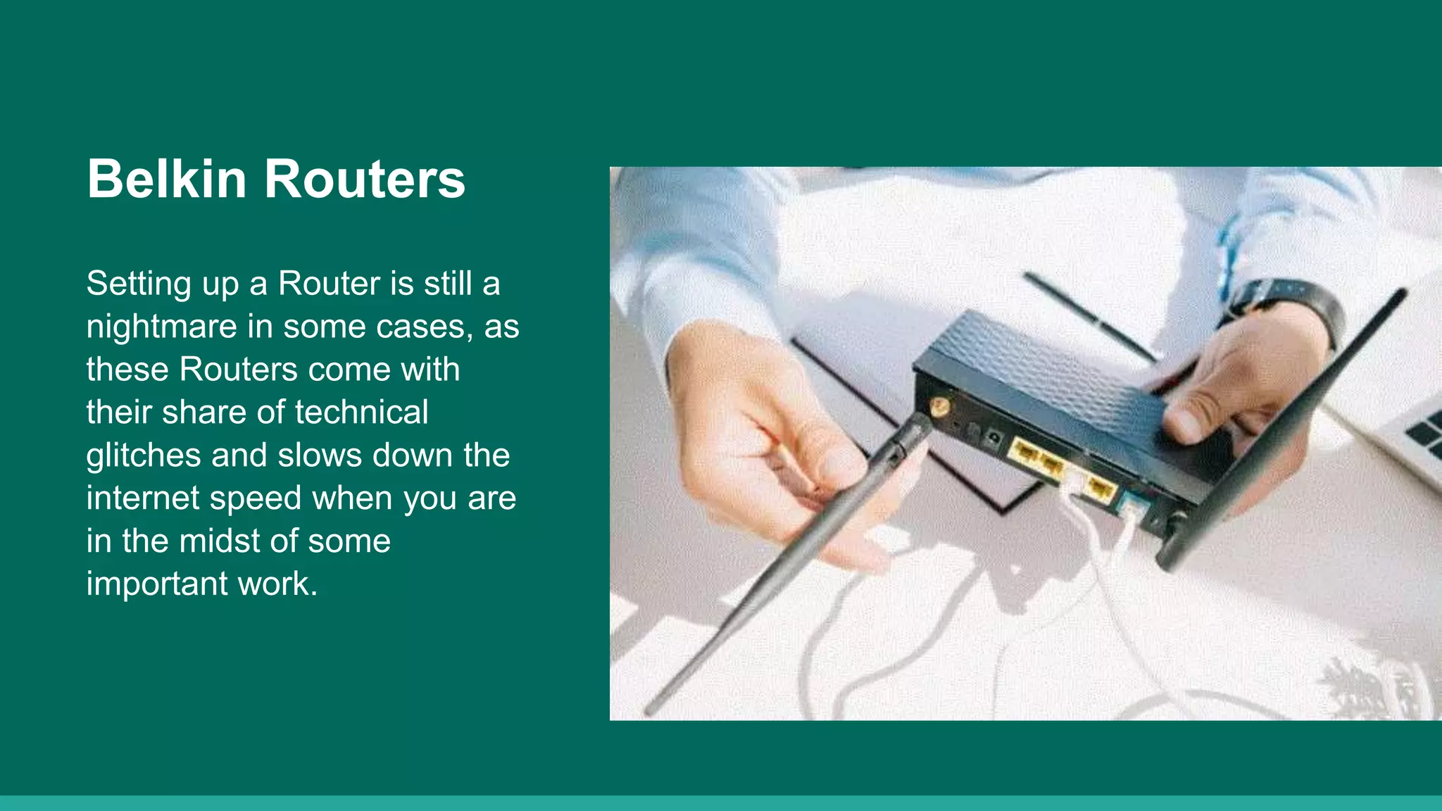 Solutions for belkin routers | PPTX