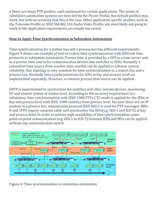 why time synchronization is important in power generation, transmission and distribution | PDF