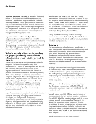 IBM Comprehensive Business-to-Partner Integration | PDF