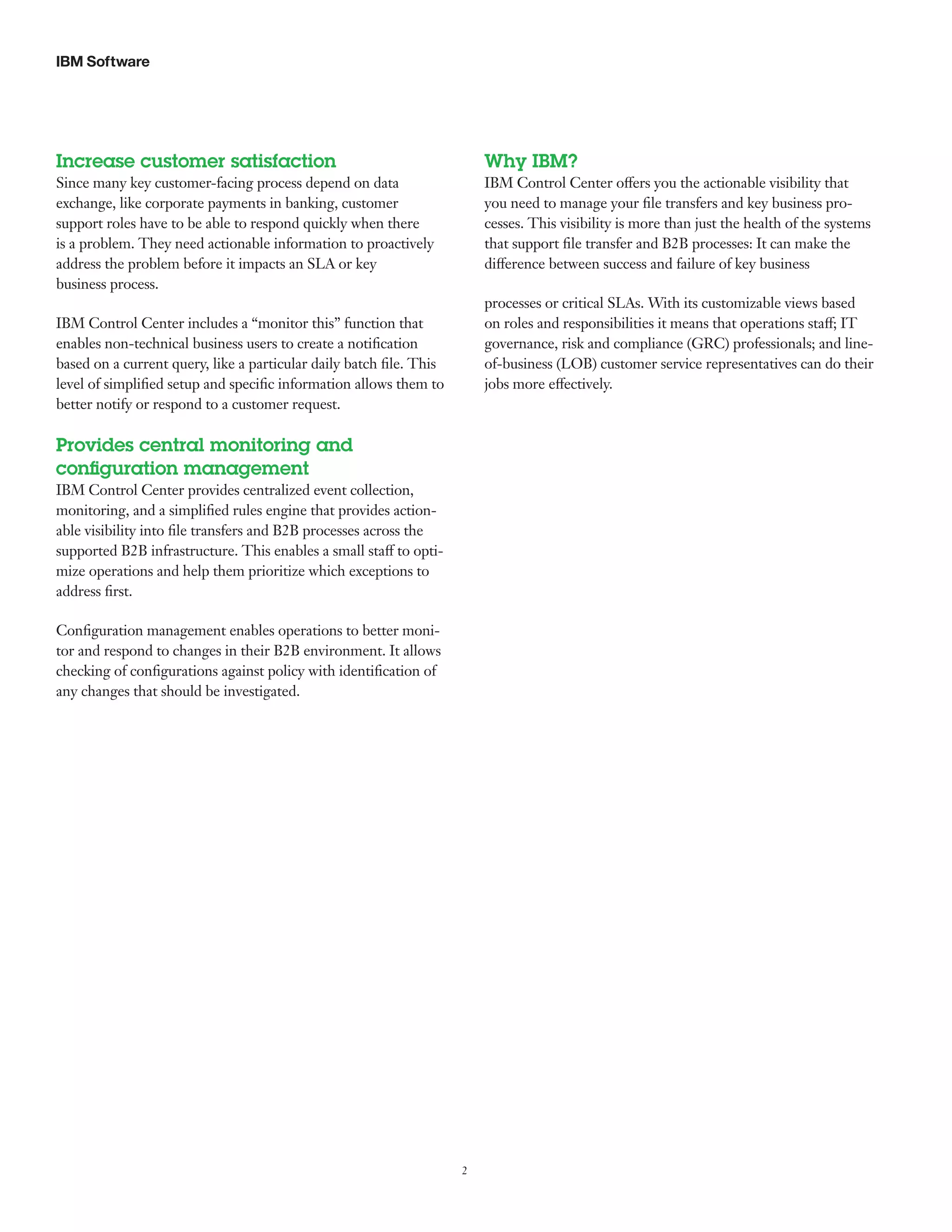 IBM Control Center | PDF