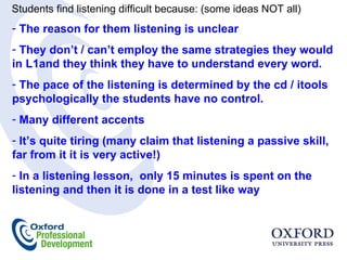 Learning to listen | PPT