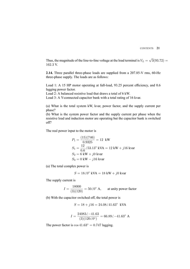 Solutions manual -hadi saadat-power systems analysis - 2nd edition (2002) | PDF