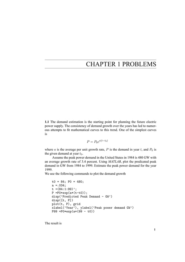 Solutions manual -hadi saadat-power systems analysis - 2nd edition (2002) | PDF