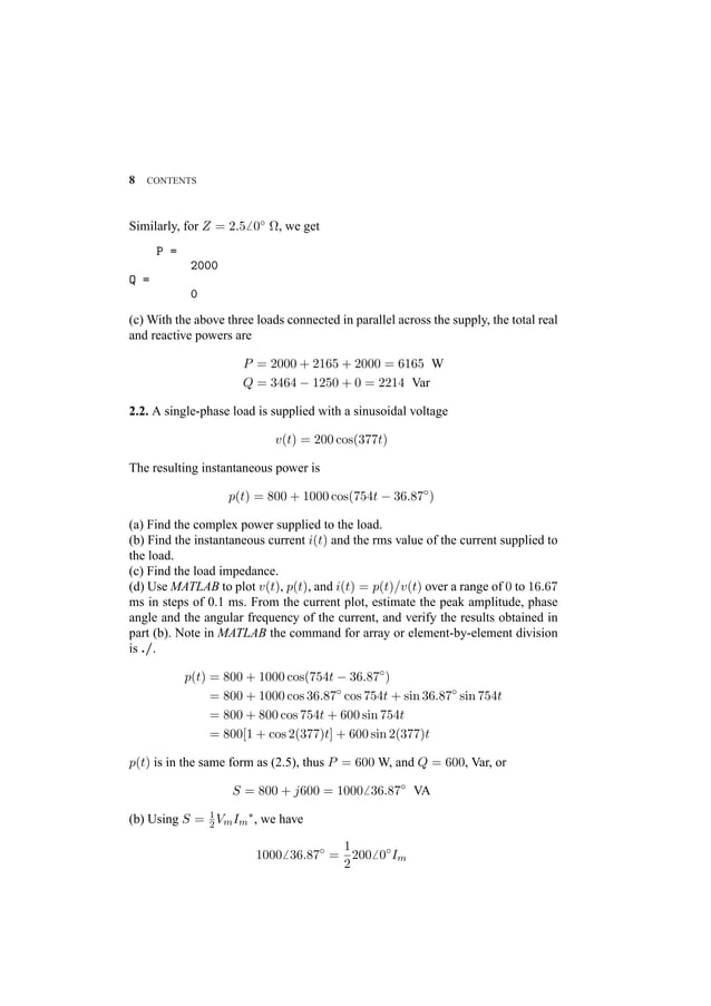 Solutions manual -hadi saadat-power systems analysis - 2nd edition ...
