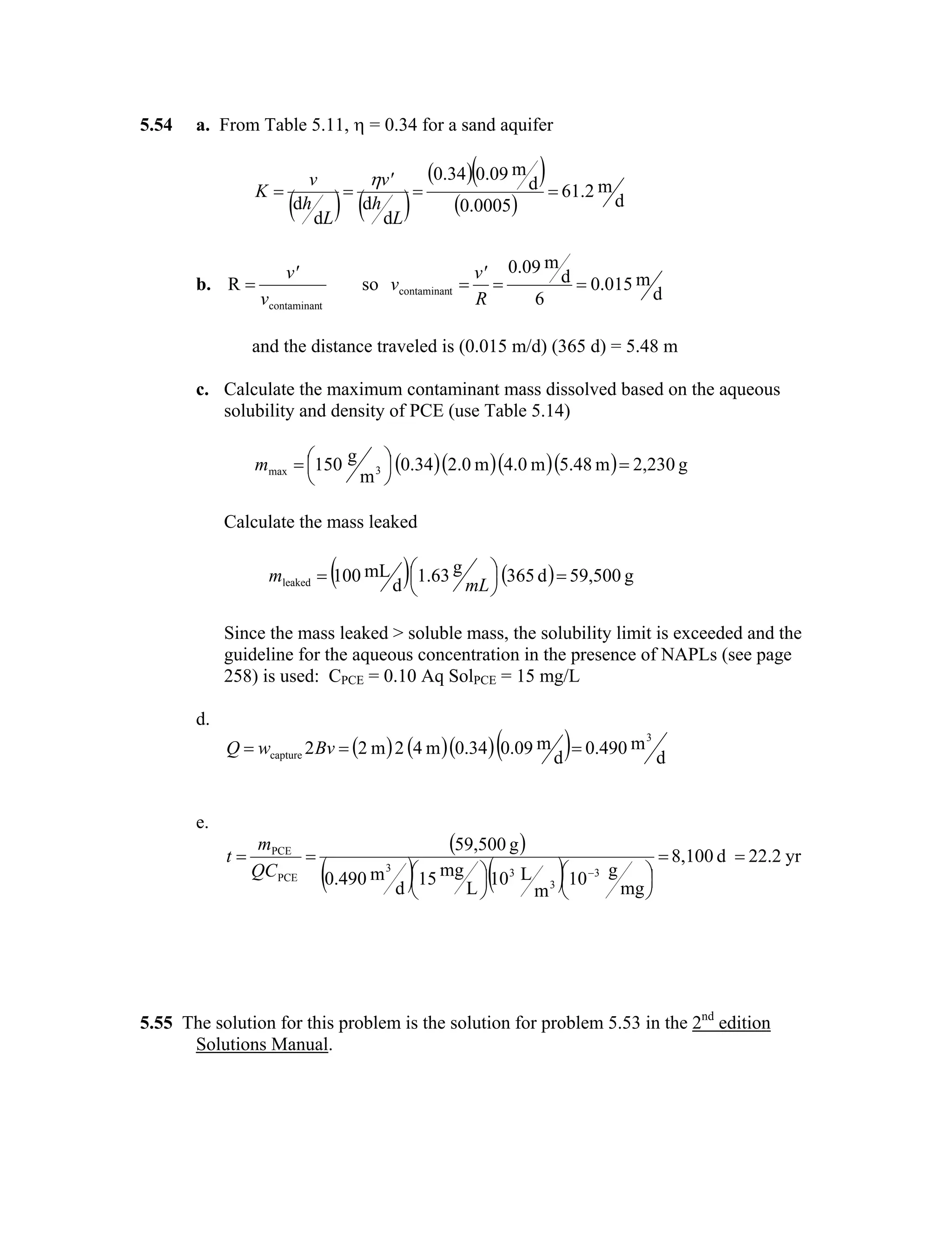 Solution for Introduction to Environment Engineering and Science 3rd ...
