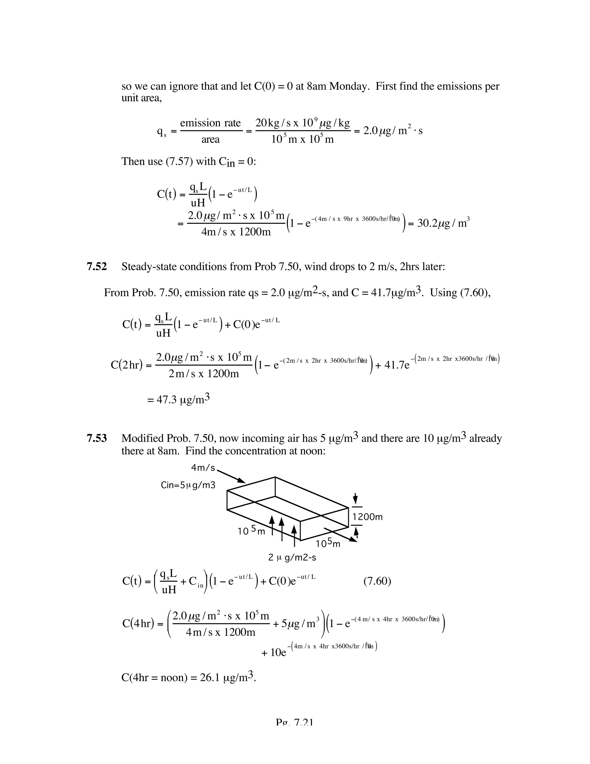 Solution for Introduction to Environment Engineering and Science 3rd ...