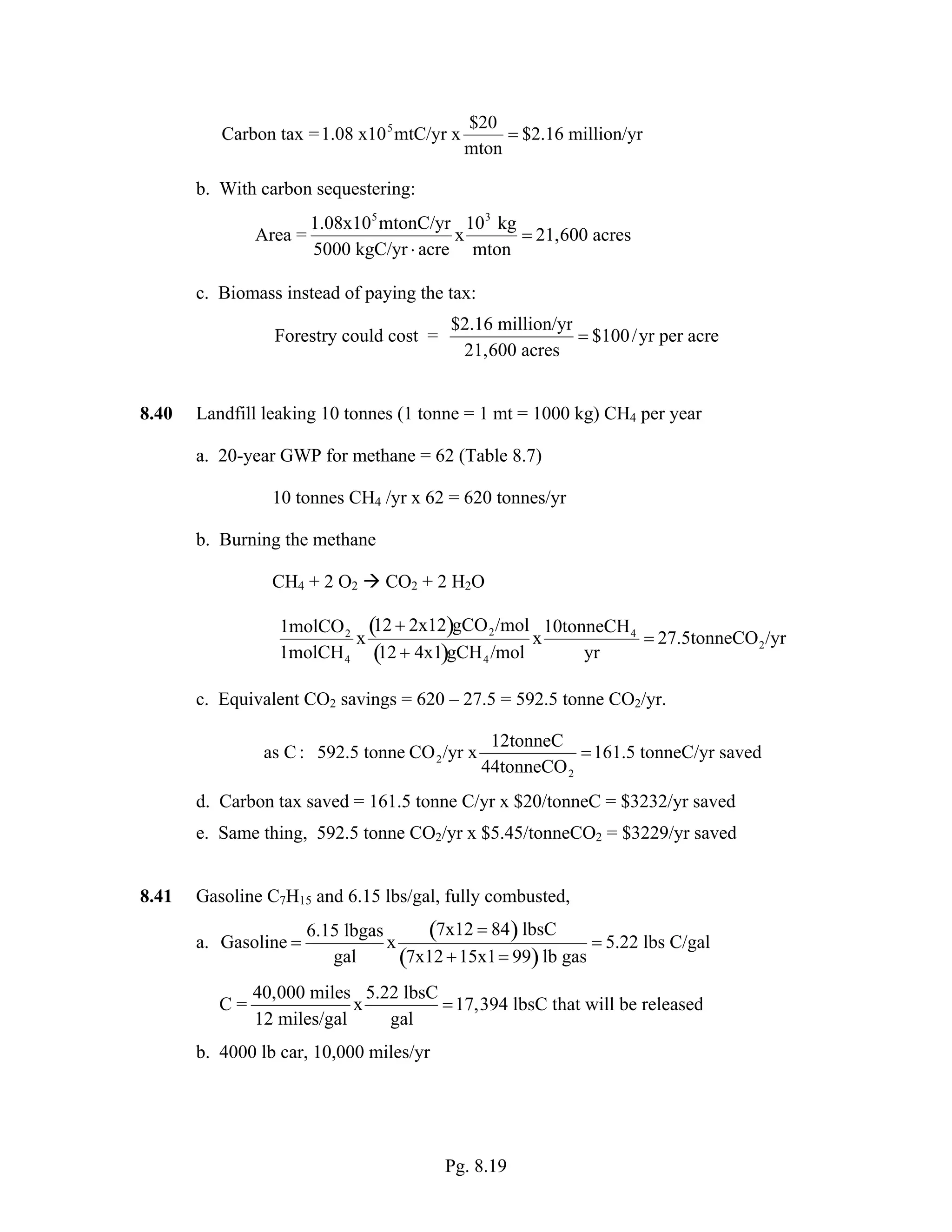 Solution for Introduction to Environment Engineering and Science 3rd ...
