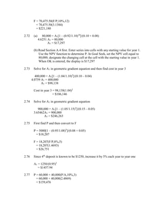 Solutions Manual for Basics of Engineering Economy 2nd Edition by Blank ...