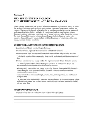Solutions Manual for Biology Laboratory Manual 11th Edition by Vodopich ...