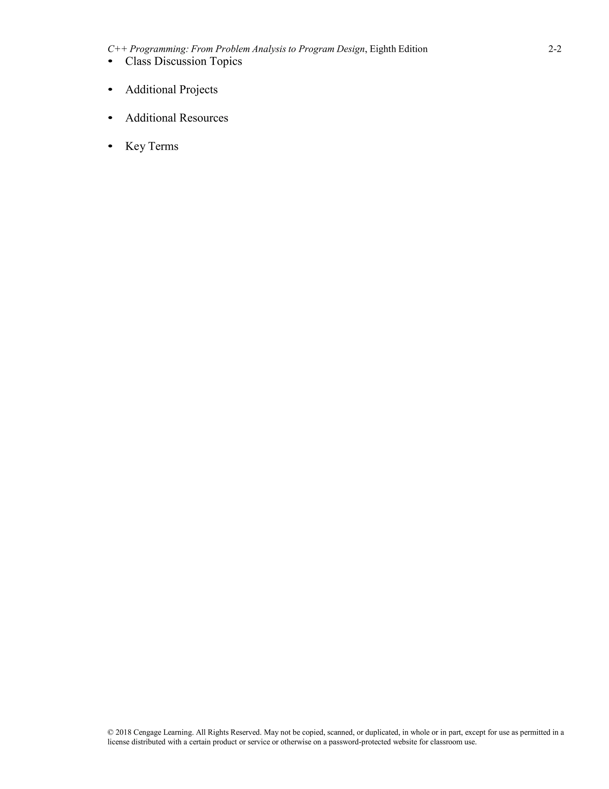 Solutions manual for c++ programming from problem analysis to program ...