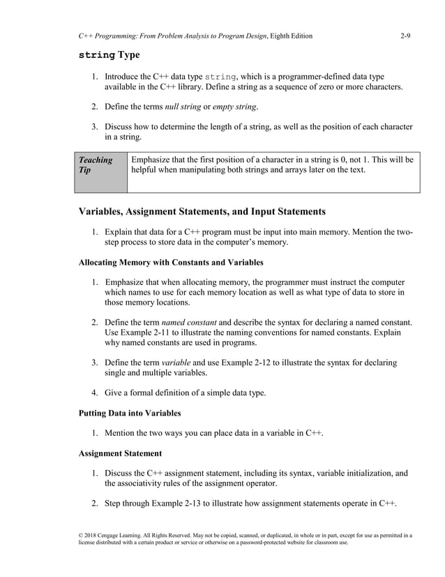 Solutions manual for c++ programming from problem analysis to program design 8th edition by ...