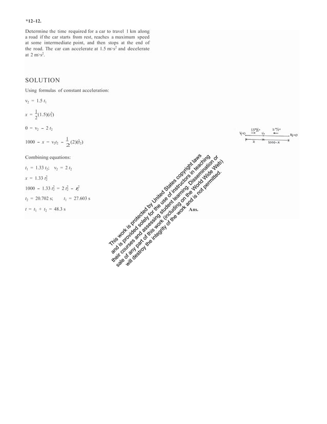 Solutions manual for engineering mechanics dynamics 13th edition by hibbeler | PDF