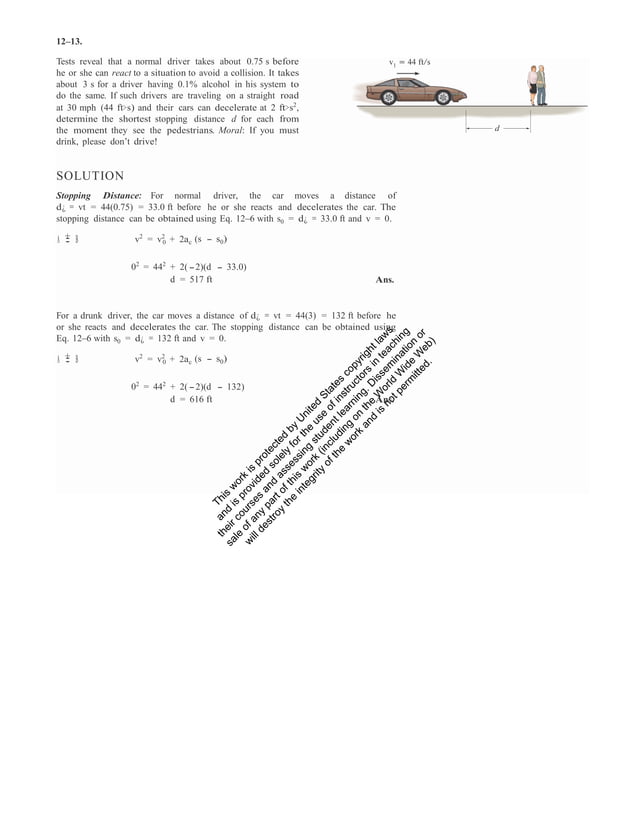 Solutions manual for engineering mechanics dynamics 13th edition by hibbeler | PDF