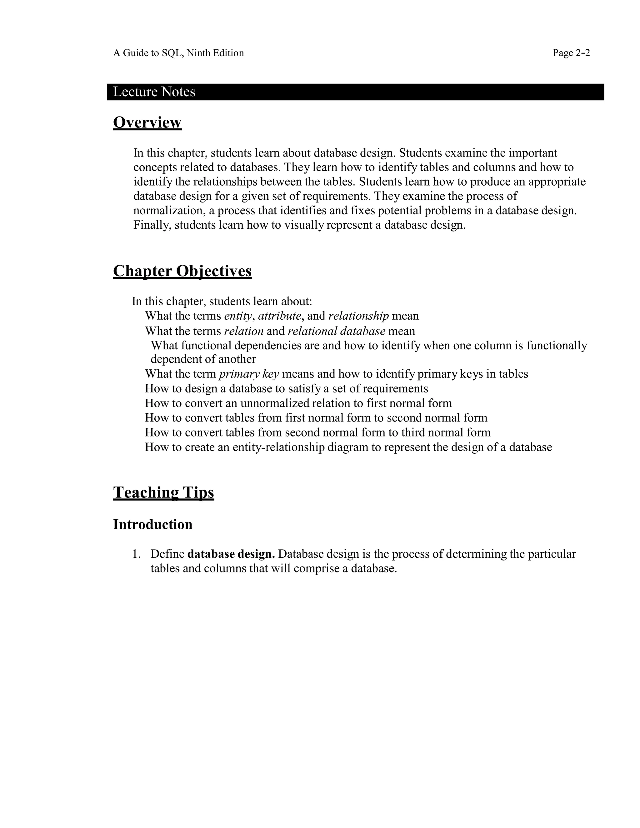 Solutions manual for guide to sql 9th edition by pratt | PDF