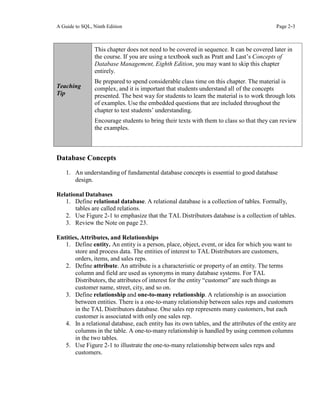 Solutions manual for guide to sql 9th edition by pratt | PDF