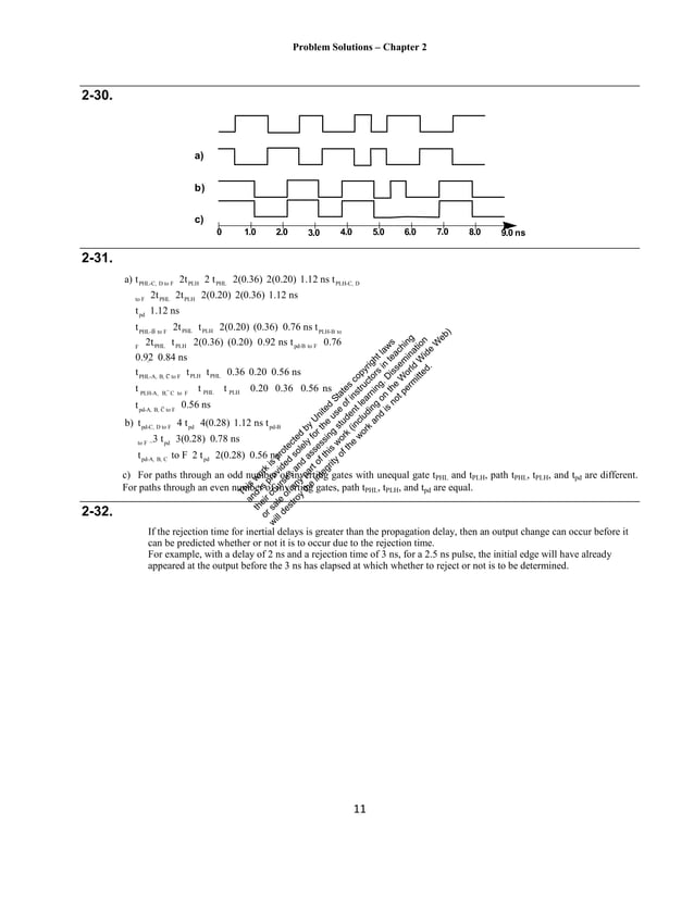 Solutions manual for logic and computer design fundamentals 5th edition ...