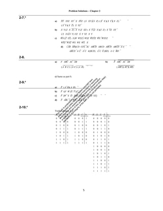 Solutions manual for logic and computer design fundamentals 5th edition by mano ibsn ...