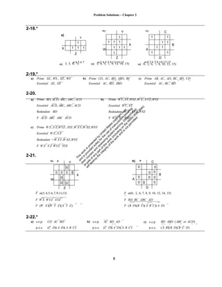 Solutions manual for logic and computer design fundamentals 5th edition by mano ibsn ...
