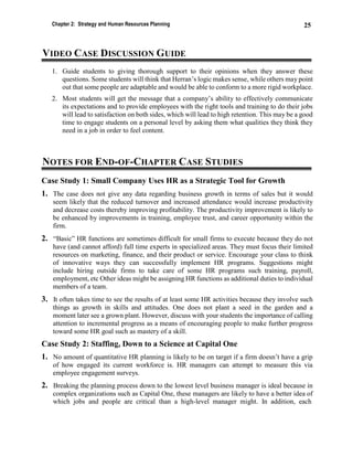 Solutions Manual for Managing Human Resources 16th Edition by Snell | PDF