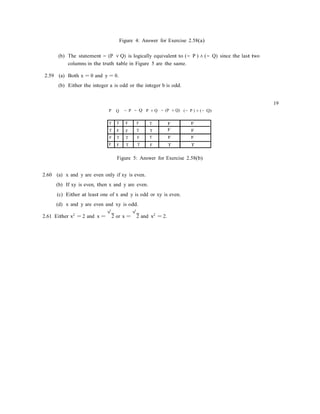 Solutions Manual for Mathematical Proofs A Transition to Advanced ...