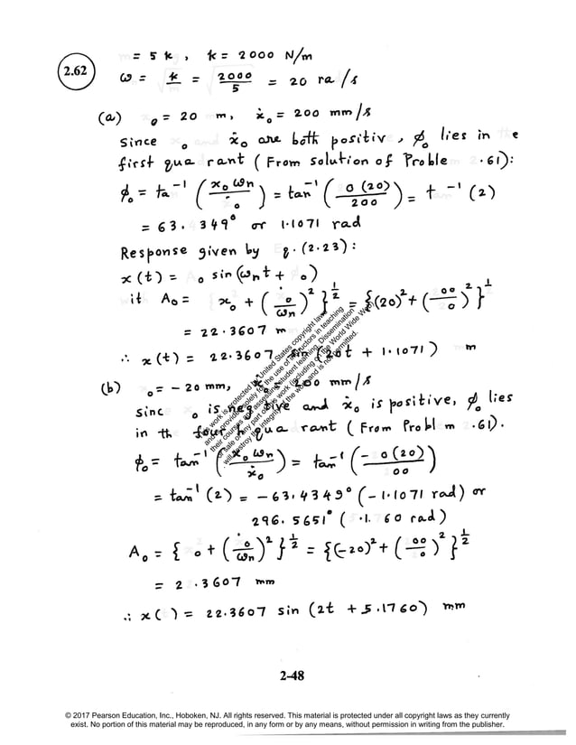 Solutions manual for mechanical vibrations 6th edition by rao ibsn ...