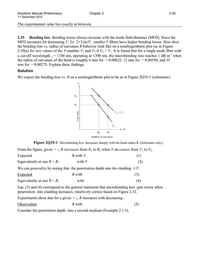 Solutions manual for optoelectronics and photonics principles and practices 2nd edition by kasap ...