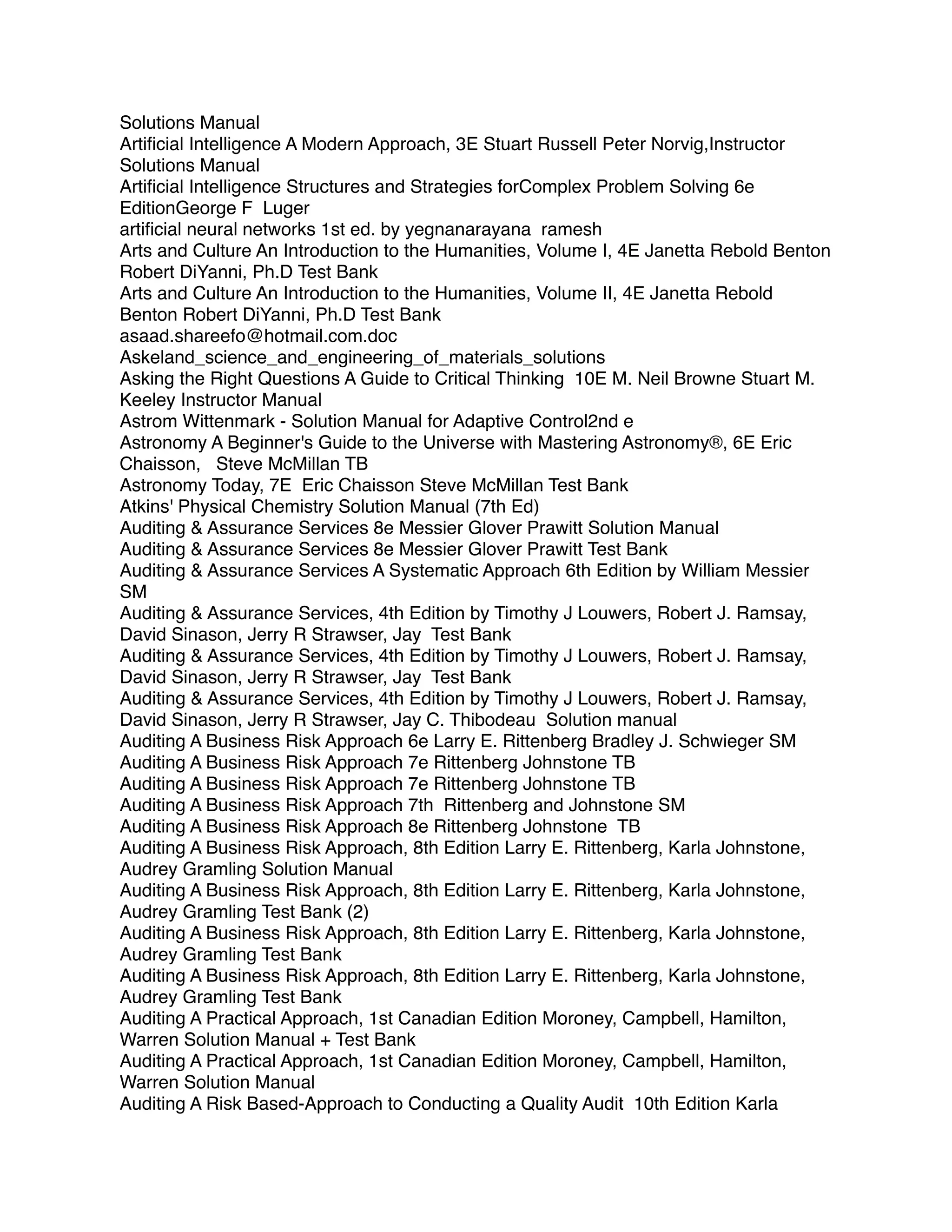 Solutions Manual and Test Bank 2019 | PDF