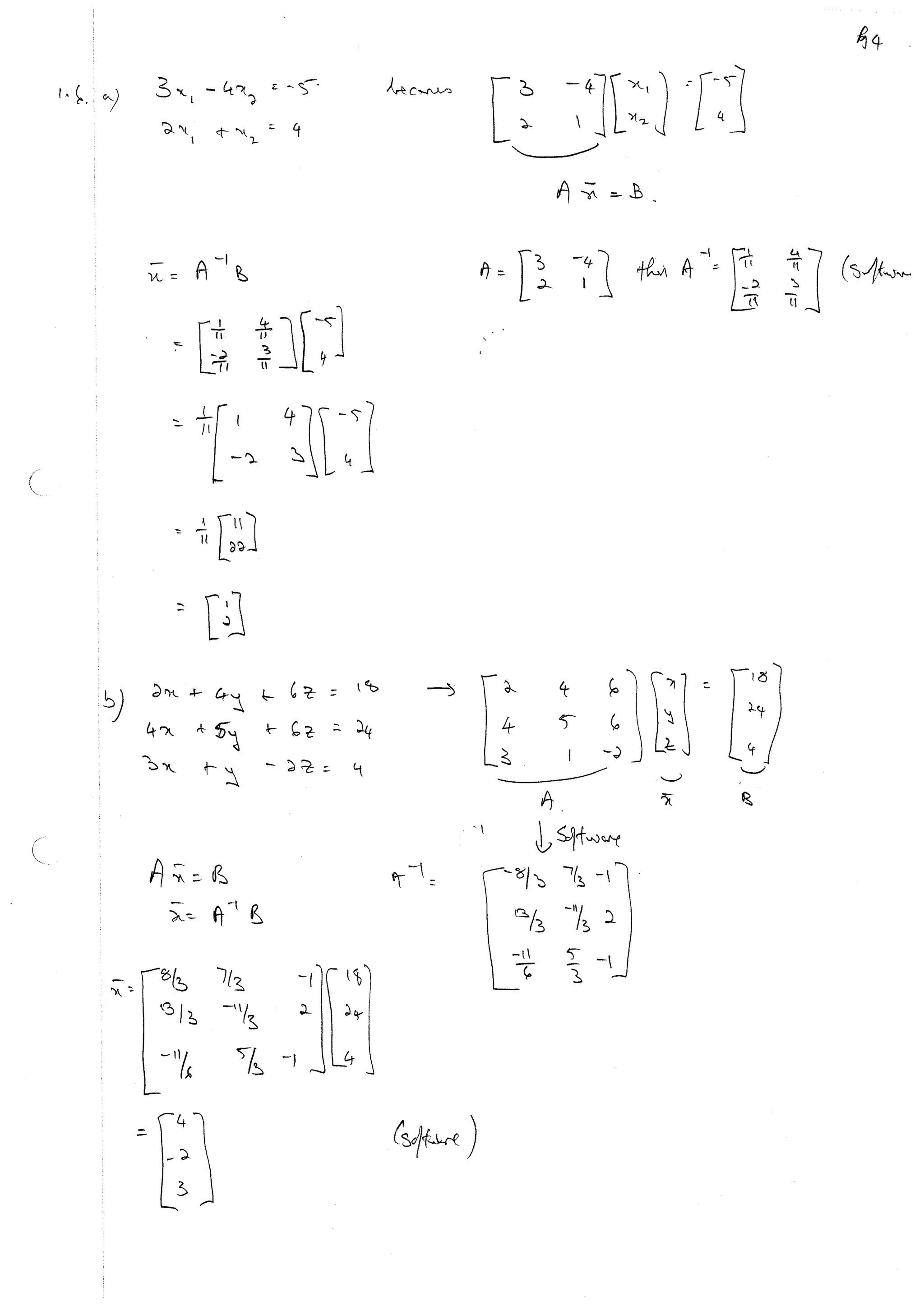 Solutions Matrices.pdf for engineering mathematics | PDF