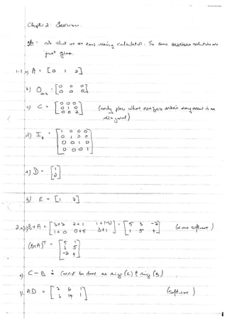 Solutions Matrices.pdf for engineering mathematics | PDF