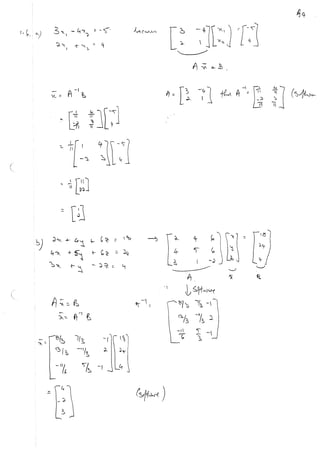 Solutions Matrices.pdf for engineering mathematics | PDF