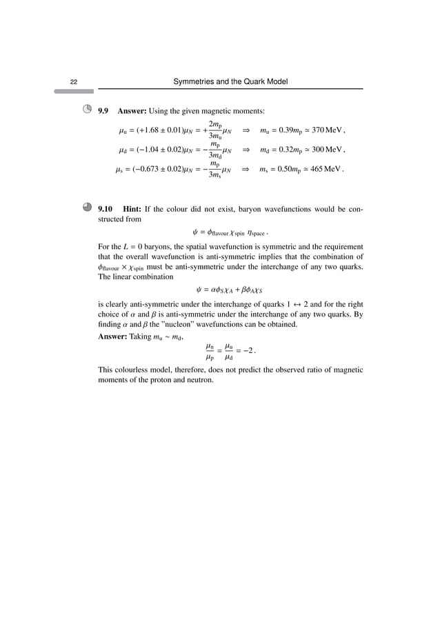 Solutions modern particlephysics | PDF | Physics | Science