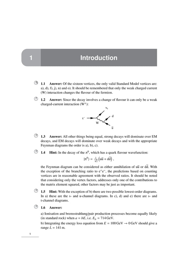 Solutions modern particlephysics | PDF | Physics | Science