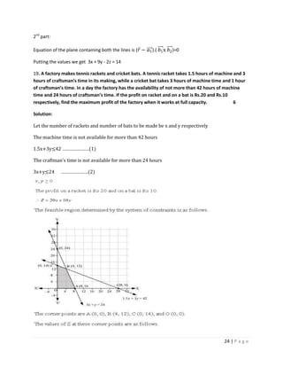Solutions of AHSEC Mathematics Paper 2015 | PDF