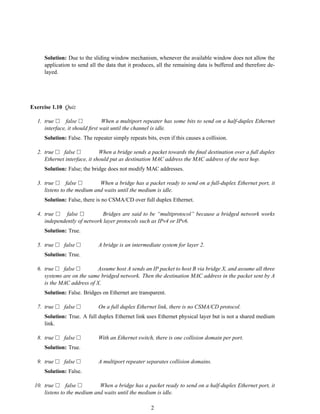 Exercises TCP/IP Networking With Solutions | PDF