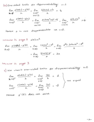 Solutions of exercises lectures 13 17 | PDF