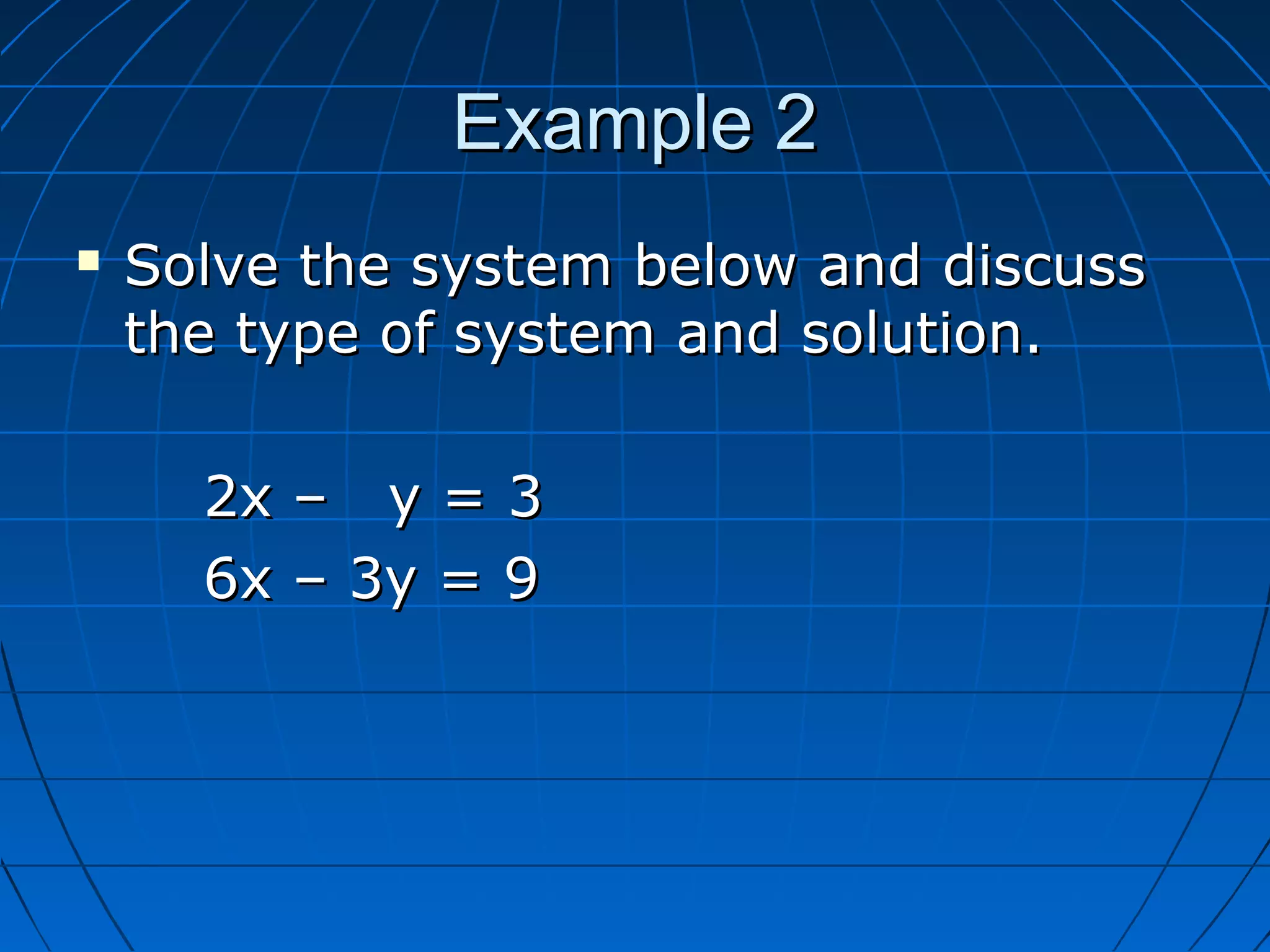 Solutions of linear systems (2.1 old) | PPT