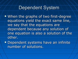 Solutions of linear systems (2.1 old) | PPT