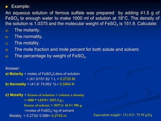 Solutions of nonelectrolytes-Physical Pharmacy | PPTX