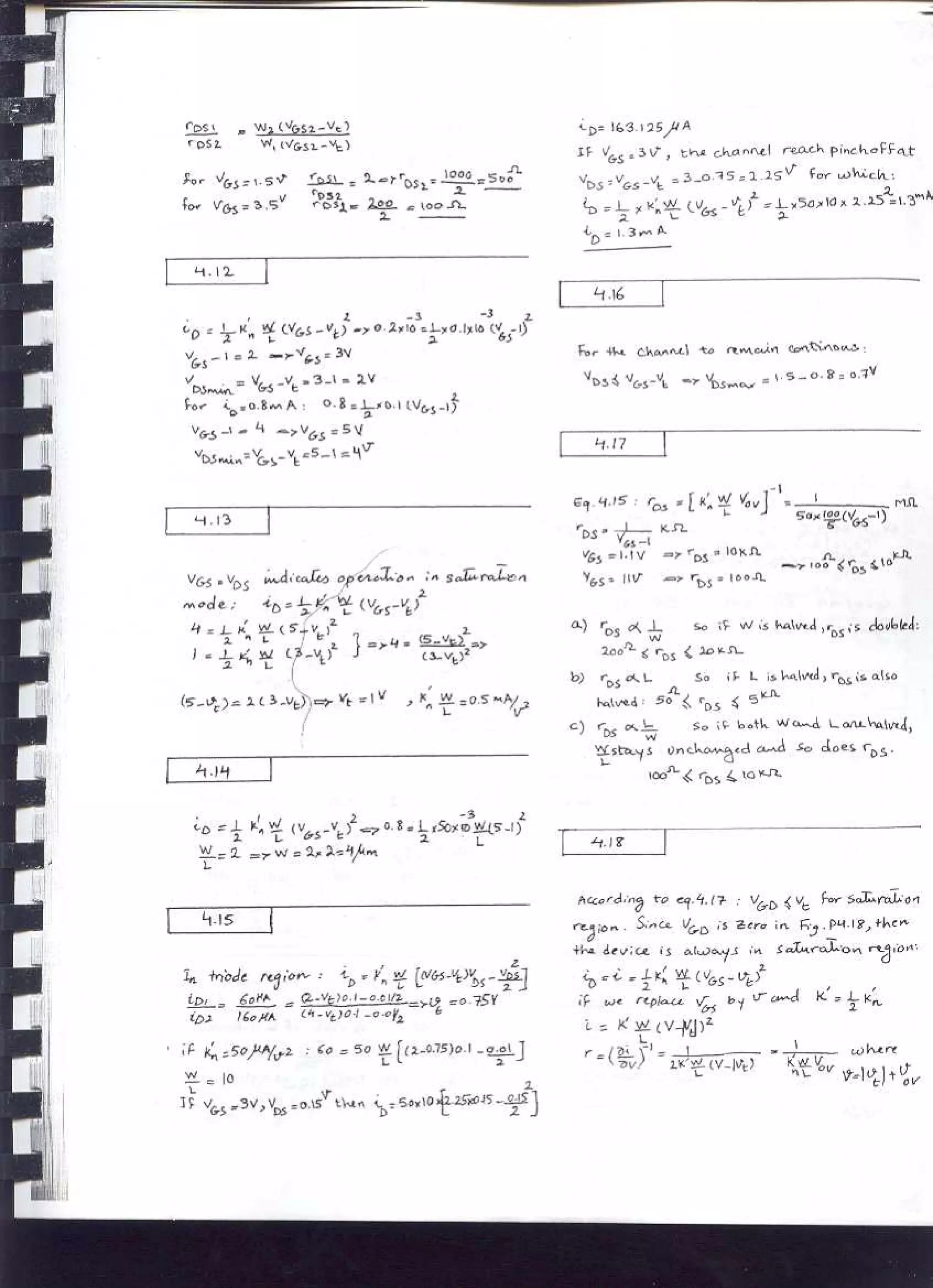 Solutions of sedra and smith | PDF